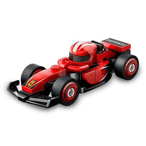 LEGO Minifigures F1 Race Cars