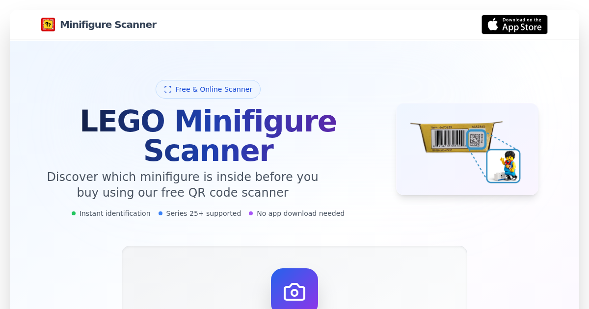 LEGO Minifigure Scanner - Free & Online